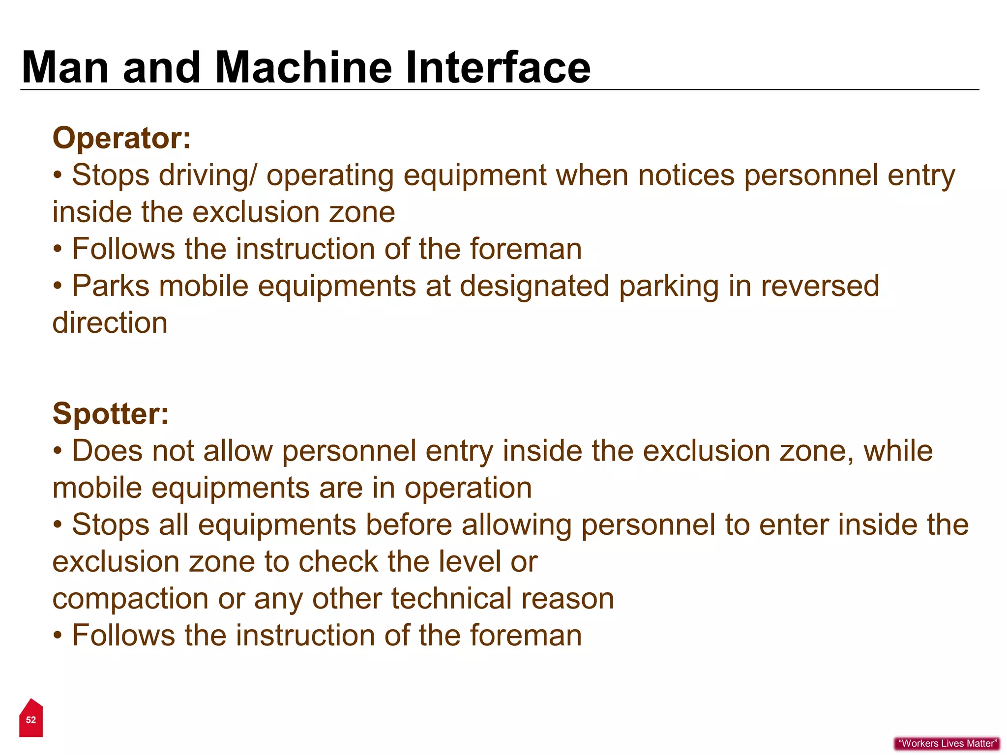 Safety man and machine presentation | PPTX
