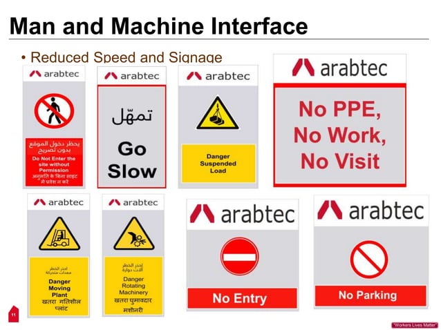 Safety man and machine presentation | PPTX | Commercial Trucks | Auto ...
