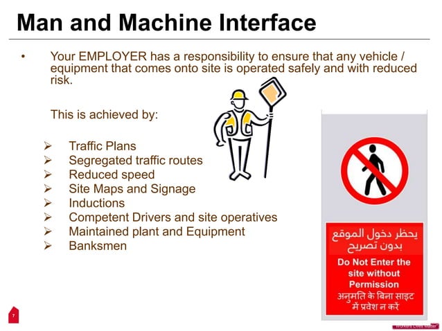 Safety man and machine presentation | PPTX | Commercial Trucks | Auto ...