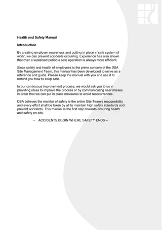Safety manual | DOC