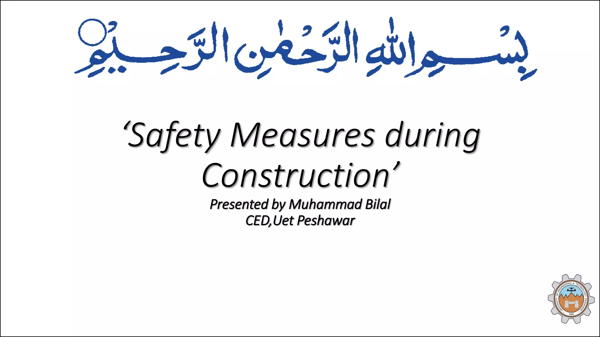 Safety measures during construction | PDF