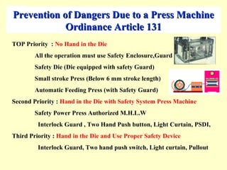 Safety Measures For Power Press | PPT