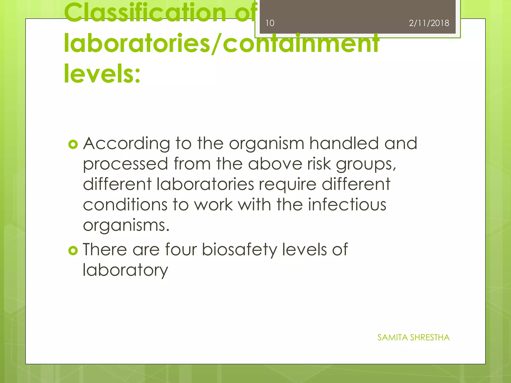 Safety measures in clinical laboratory powerpoint | PDF