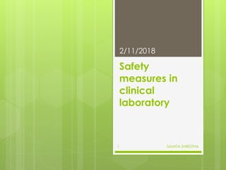 Safety measures in clinical laboratory powerpoint | PDF