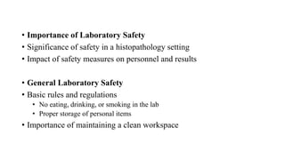 Safety Measures in Histopathology Laboratory.pptx