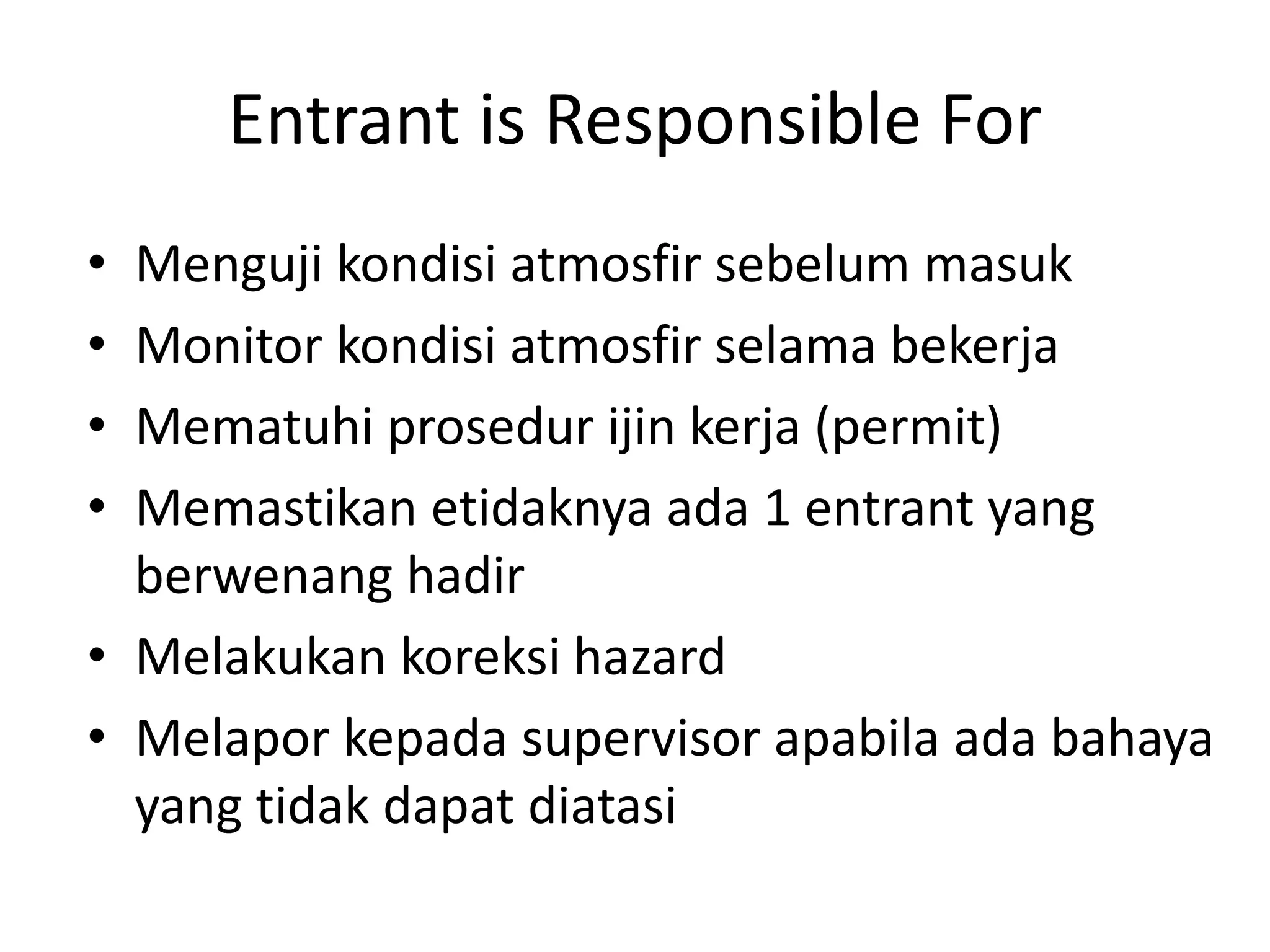 Confined Space - Ruang Terbatas | PPTX