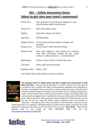 Safety Meeting Starter (SMS) Jan 2013 | PDF