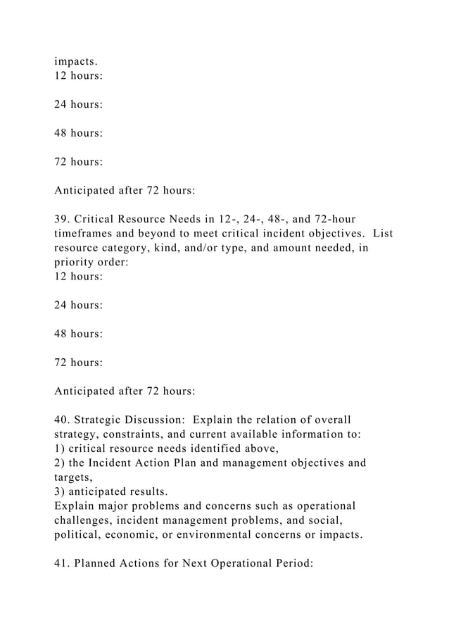 Safety MessagePlan (ICS 208)1. Incident Name2. Operati.docx ...