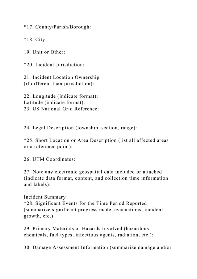 Safety MessagePlan (ICS 208)1. Incident Name2. Operati.docx ...
