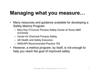 Safety Metrics And Culture | PDF