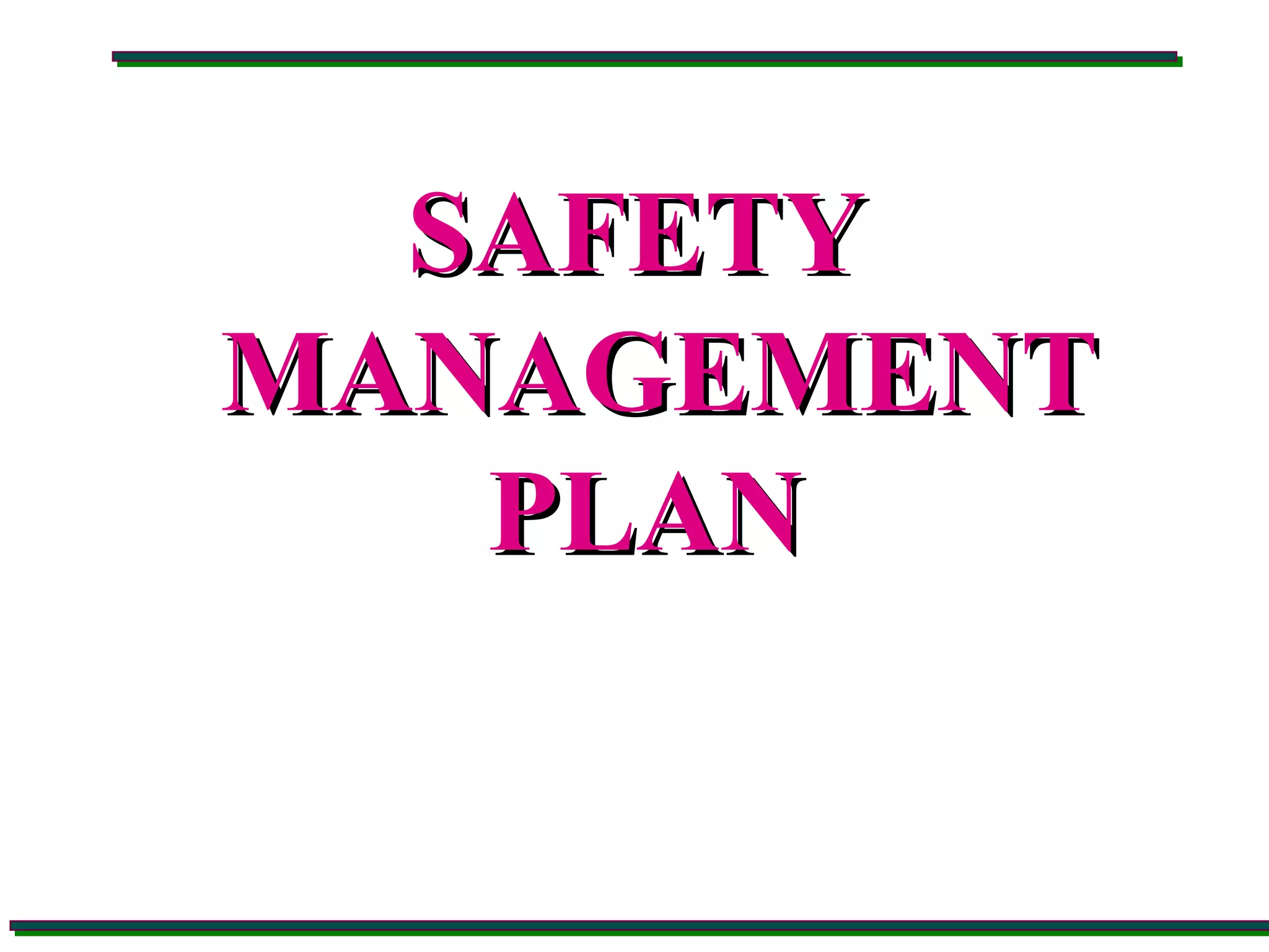 Safety management plan by DGMS | PPT
