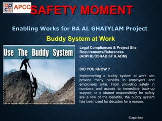 Safety Moment - Buddy System at Work 1.ppt