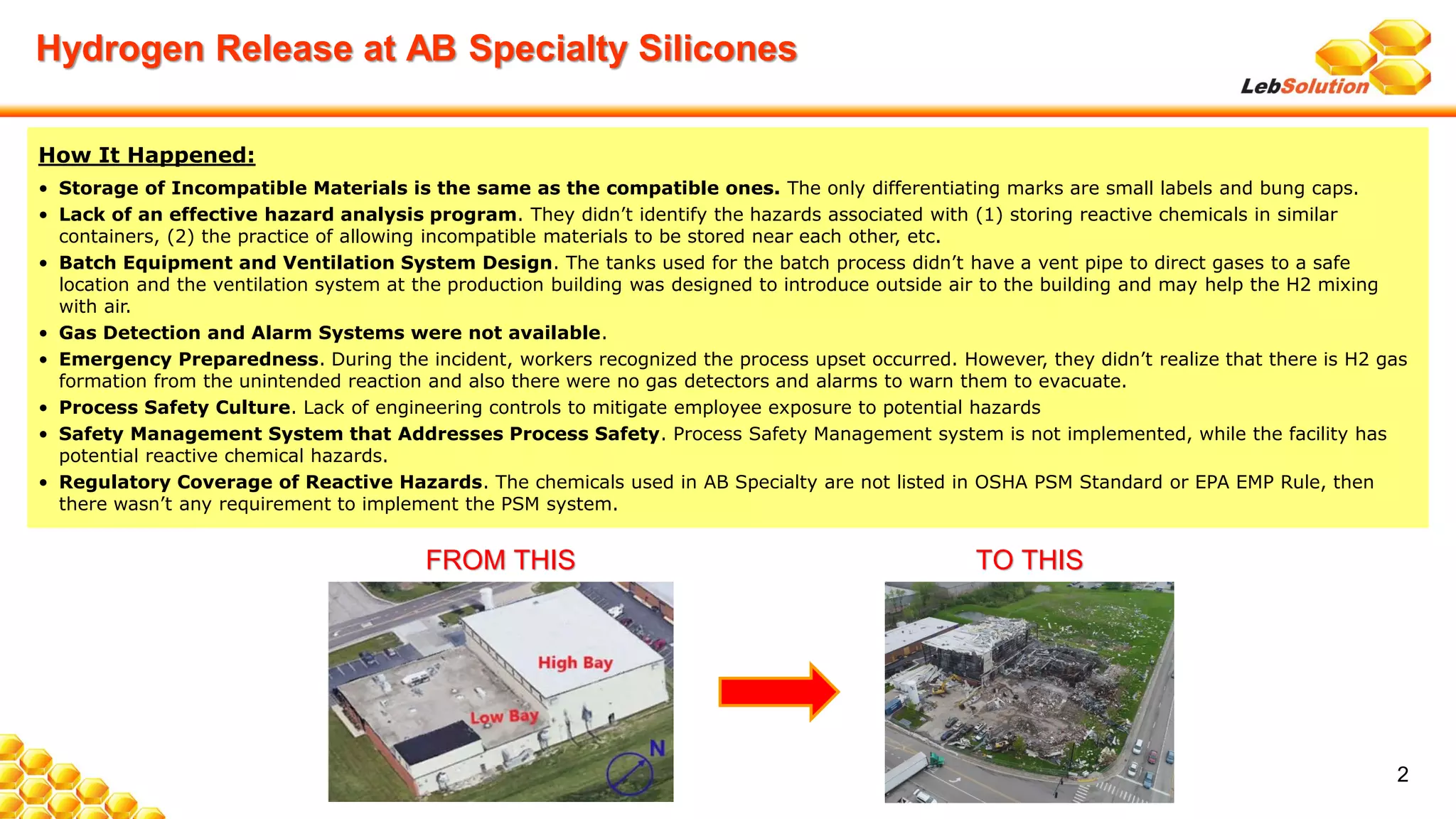 Safety Moment - Hydrogen Release at AB Specialty Silicones.pdf | Indoor ...