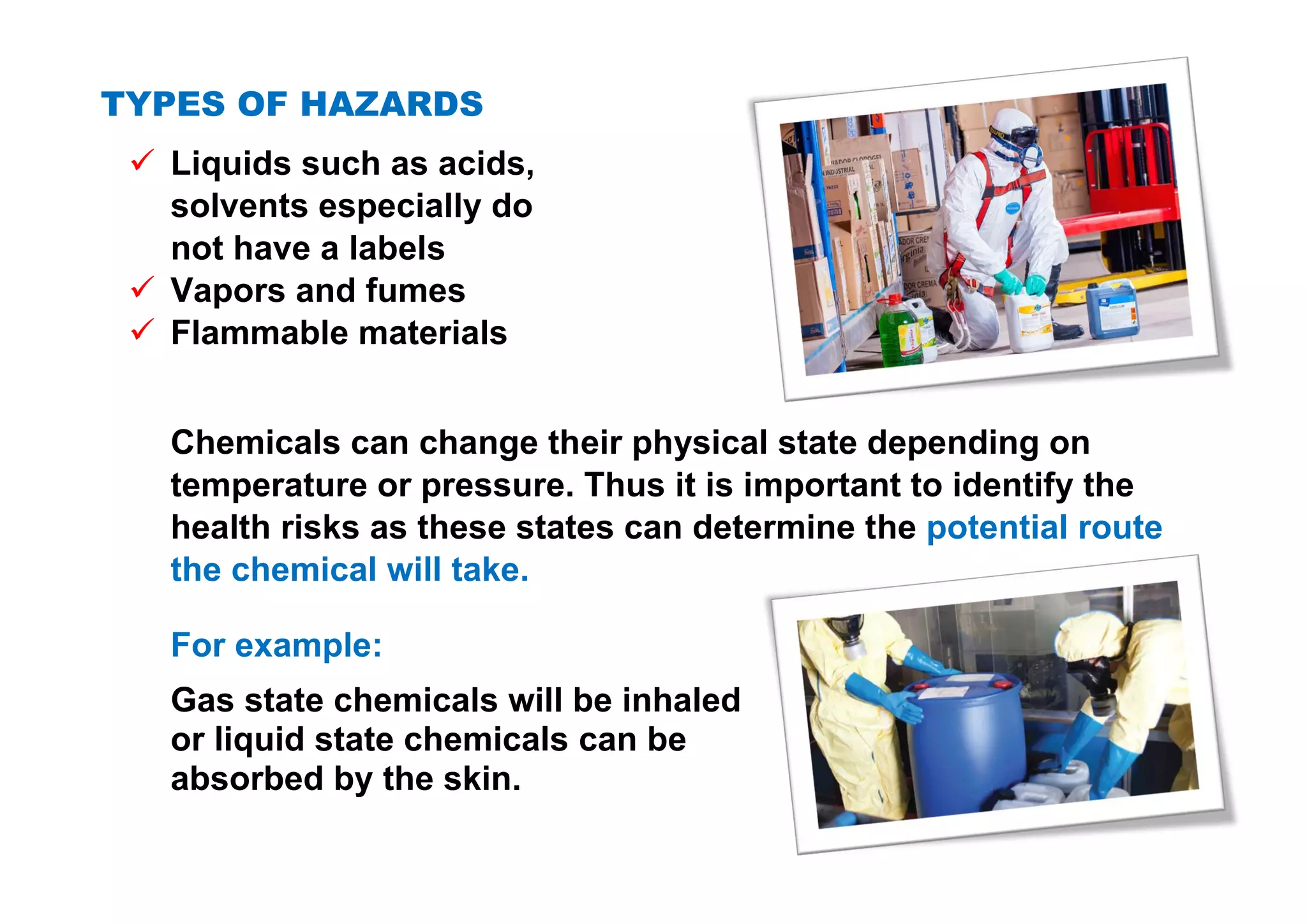 Safety moments week 29 - chemical hazards | PDF