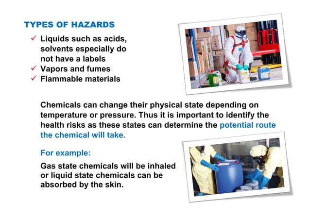 Safety moments week 29 - chemical hazards | PDF
