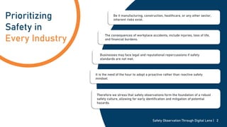 Safety observation | TECH EHS Software Solution | PDF