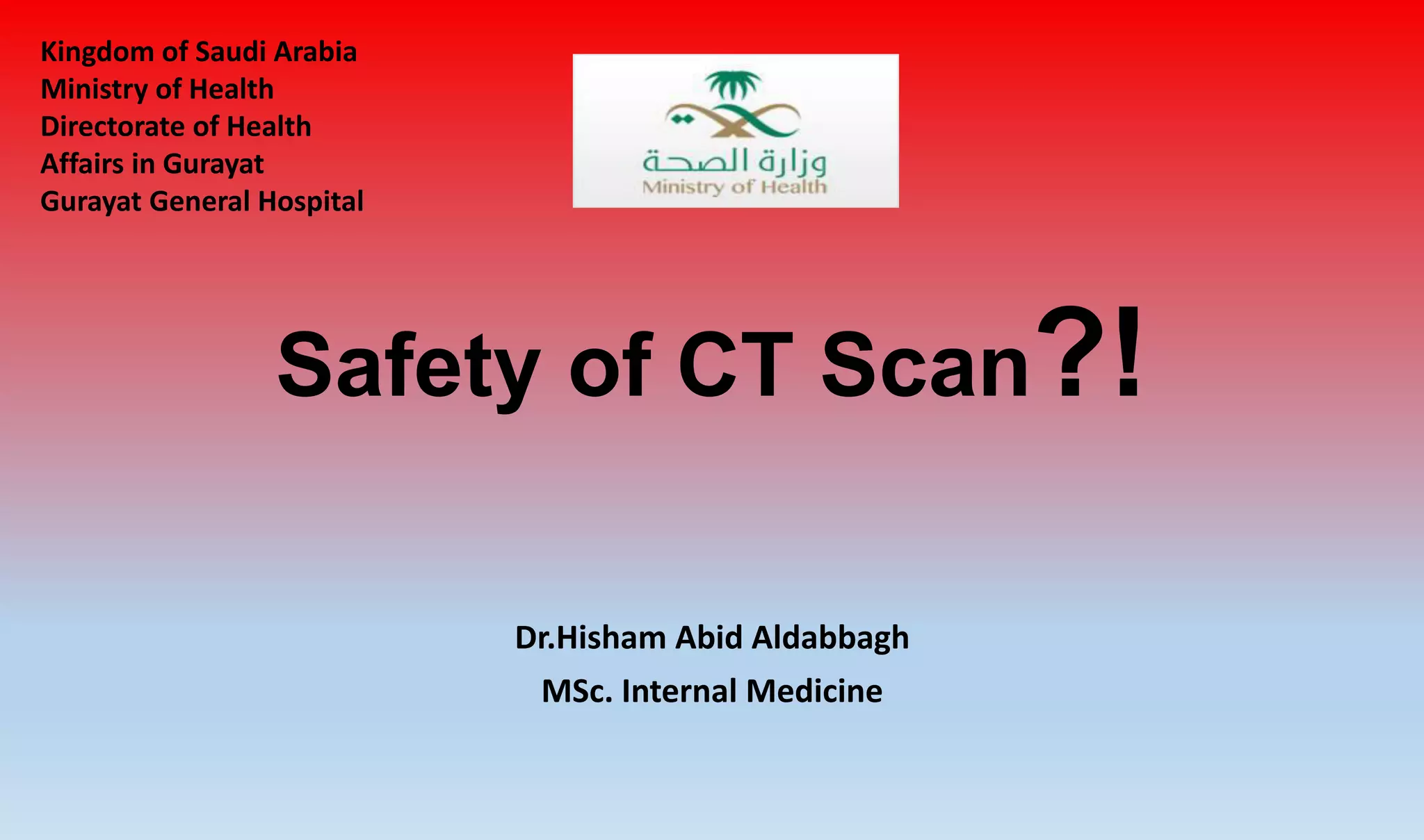 Safety of ct scan. | PDF
