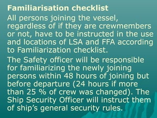 Safety officer on ship | PPT