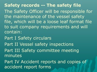 Safety officer on ship | PPT