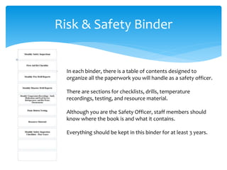 Safety officer orientation | PPTX