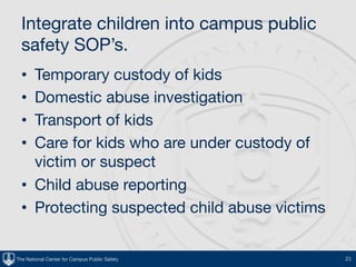 Planning for the Safety of Minors: Routine and Emergency Situations | PPT