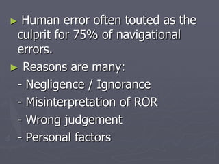 Safety of navigation | PPT