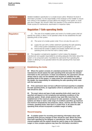 Safety of pressure system | PDF