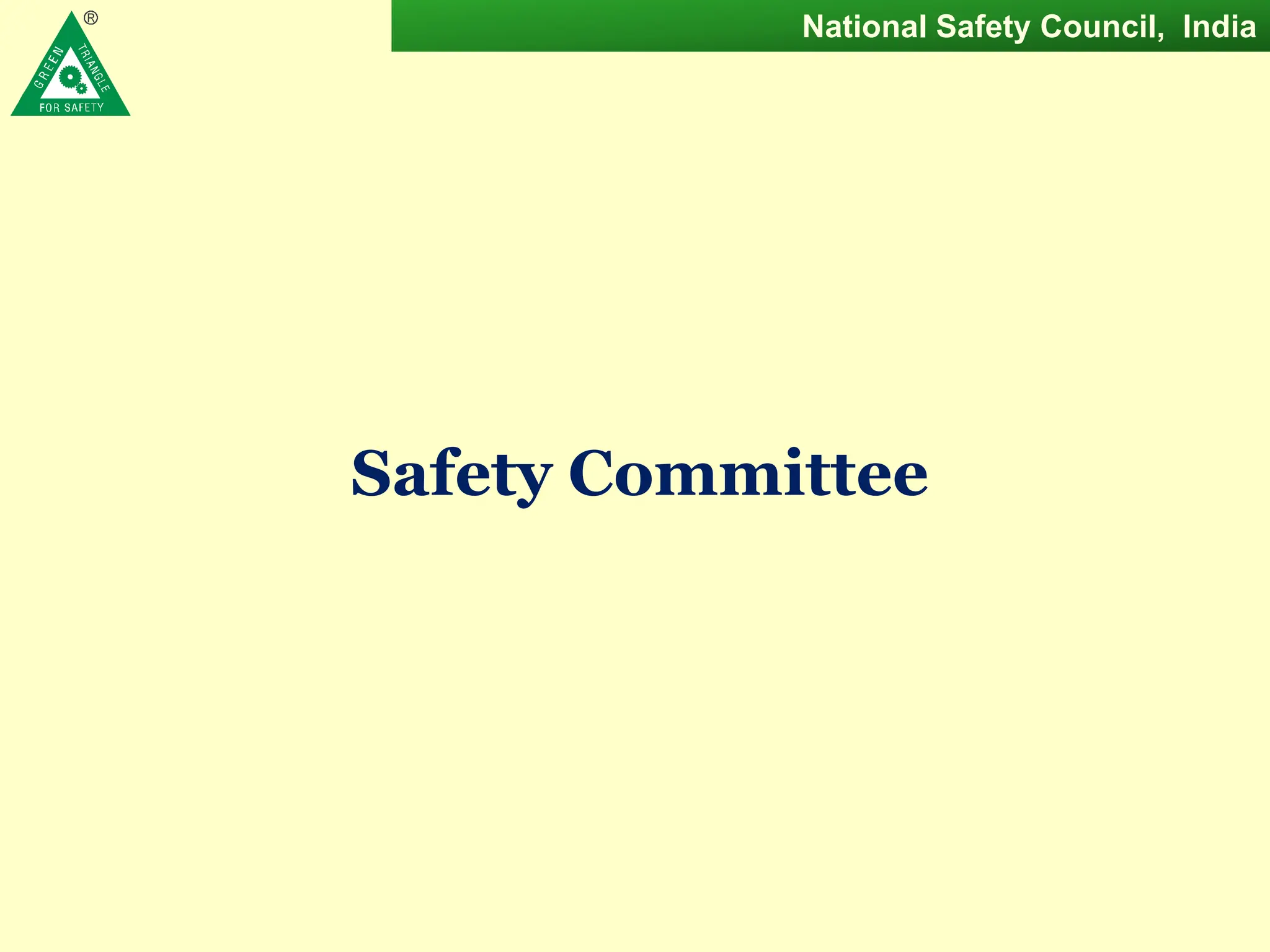 Safety Organisation & Safety Committee and its Effective Functioning.ppt