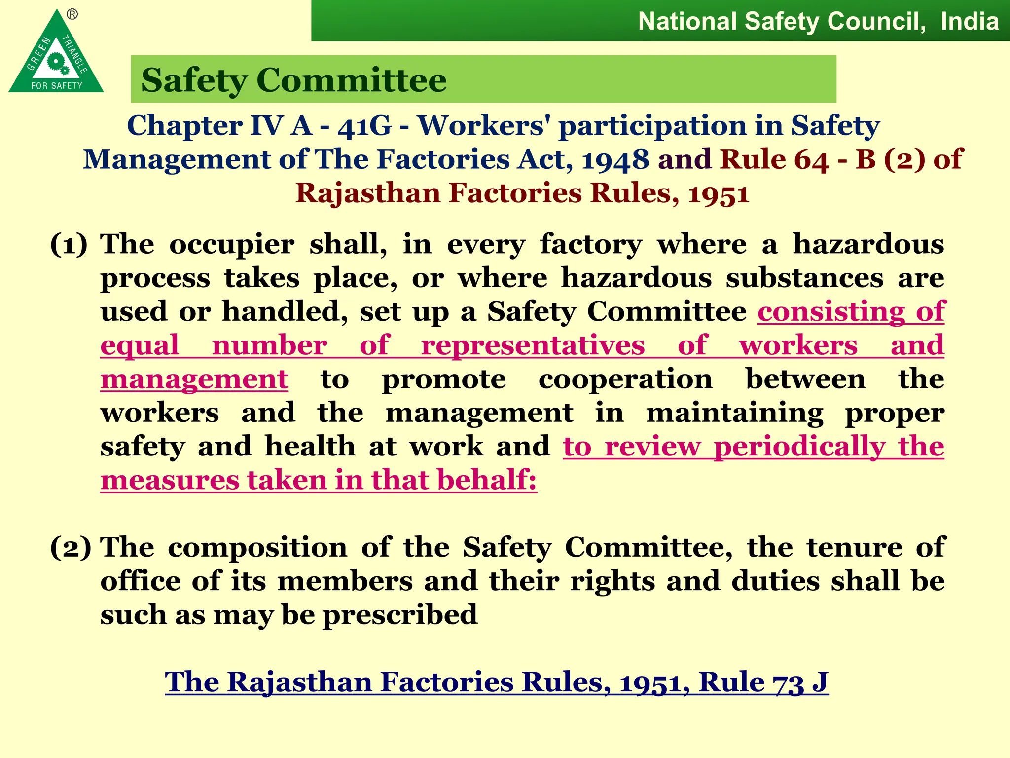 Safety Organisation & Safety Committee and its Effective Functioning.ppt