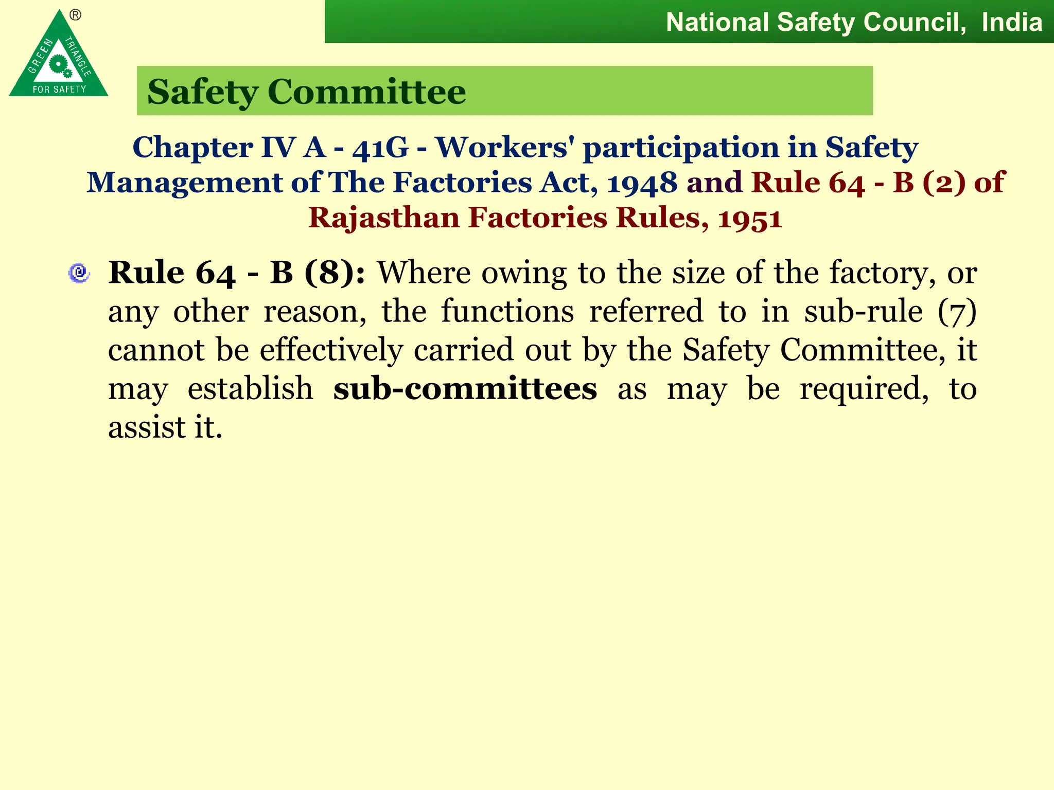 Safety Organisation & Safety Committee and its Effective Functioning.ppt