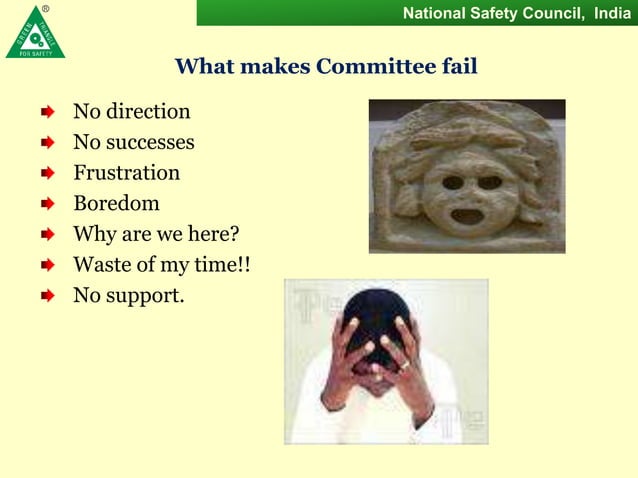 Safety Organisation & Safety Committee and its Effective Functioning ...