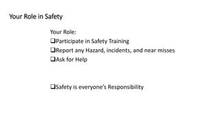 Safety Orientation Management and Health | PPTX