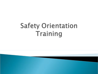 Safety orientation Training | PPT