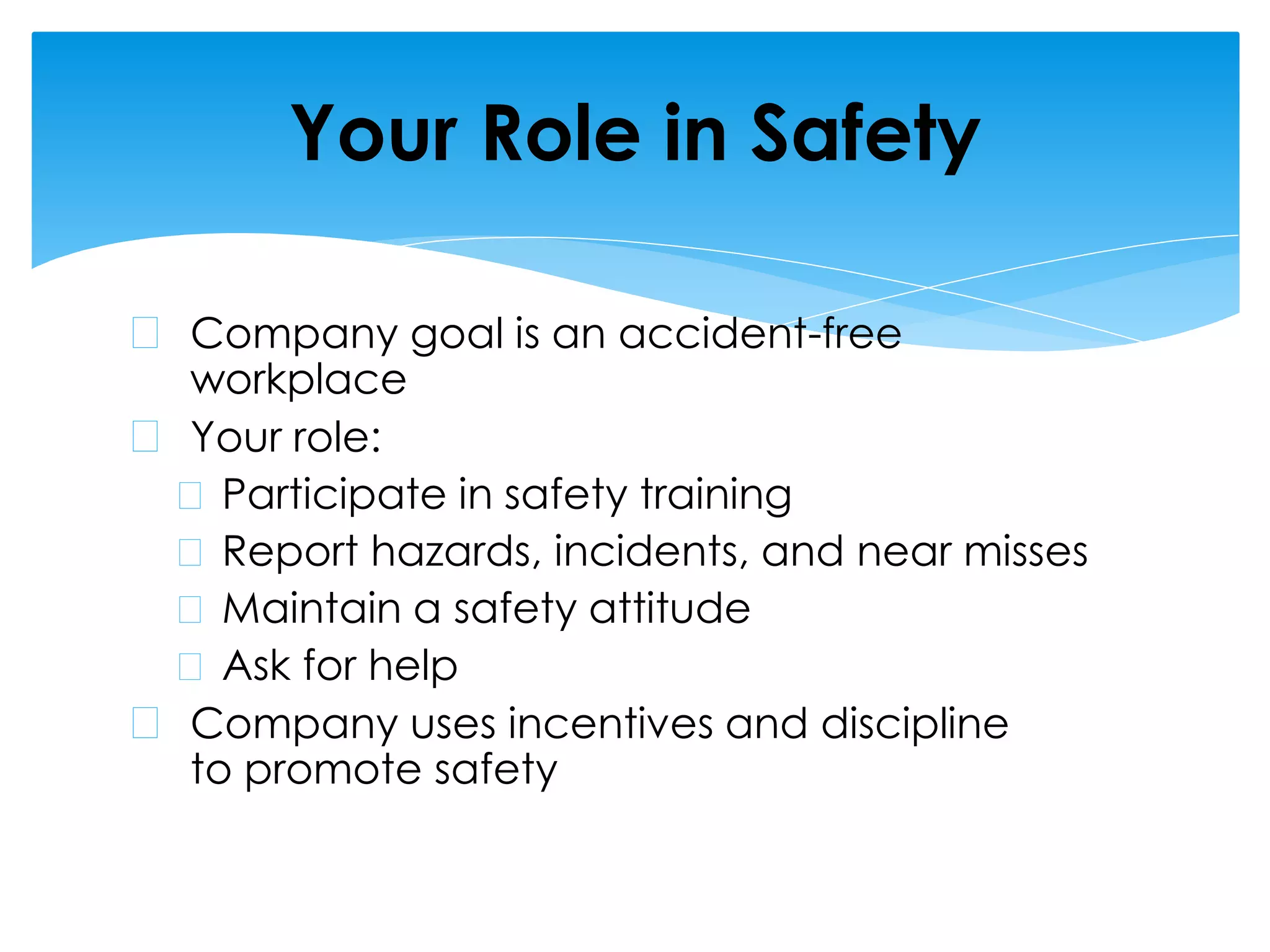 Safety Orientation Training | PPTX