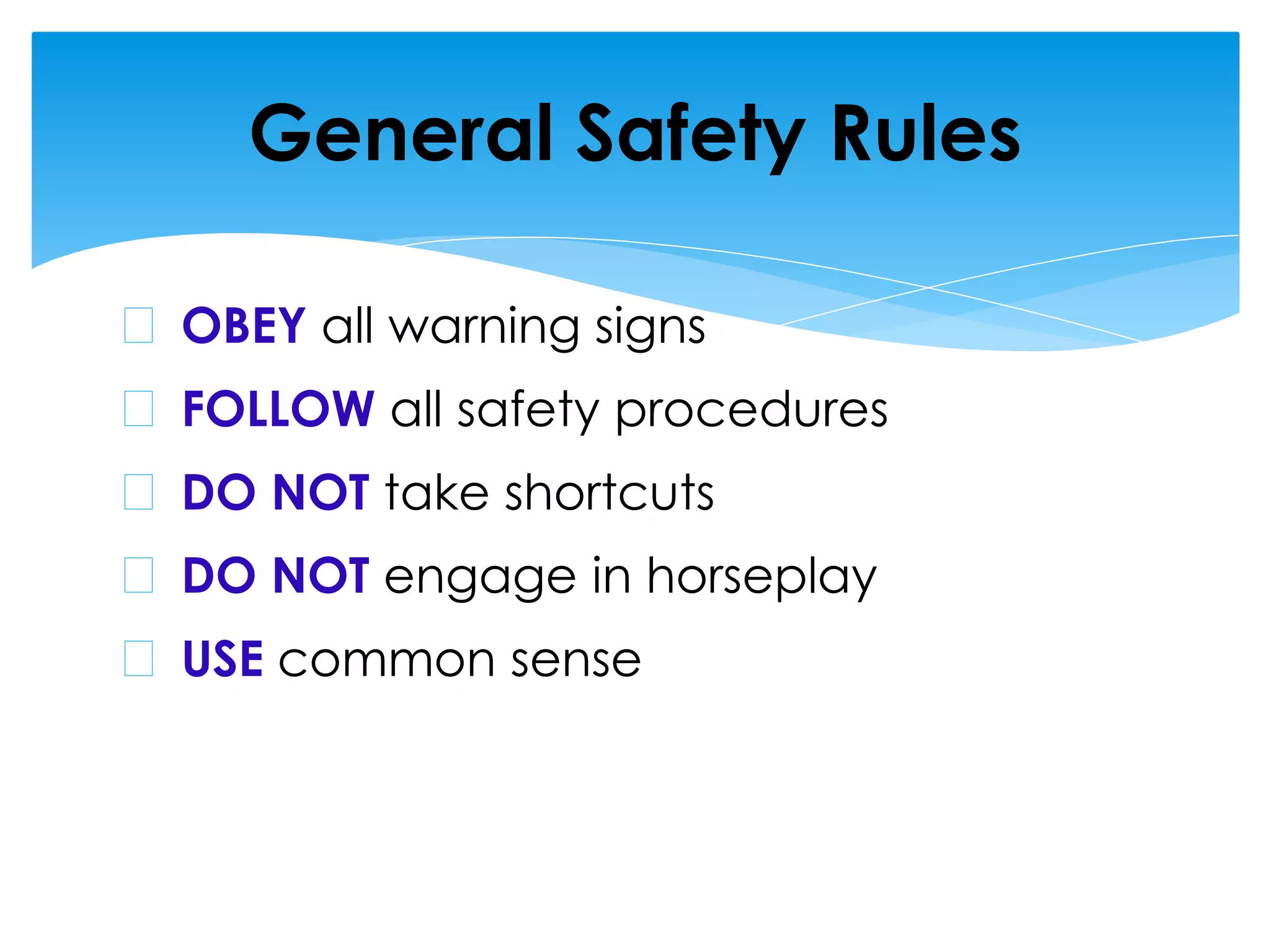 Safety Orientation Training | PPTX