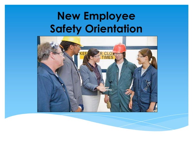 Safety Orientation Training | PPTX