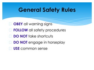 Safety Orientation Training | PPTX