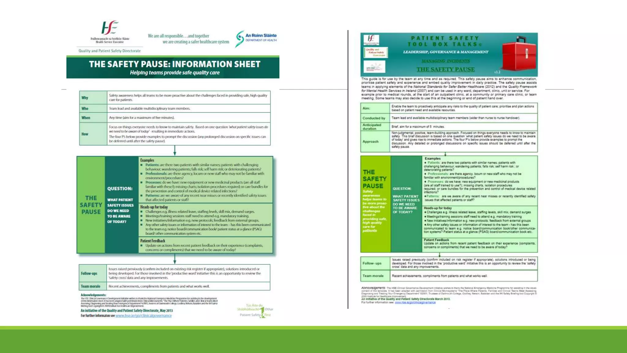 Safety Pause.pptx | First Aid | Injuries