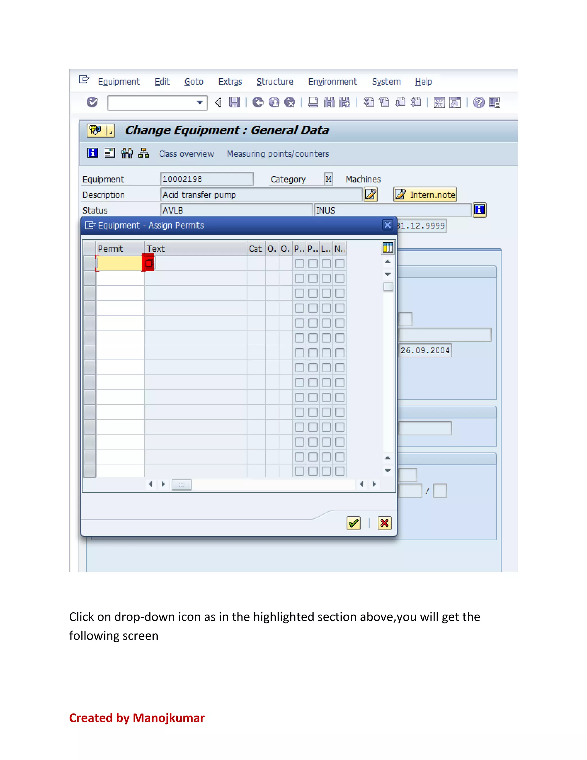 Safety permit with ipmd SAP | PDF