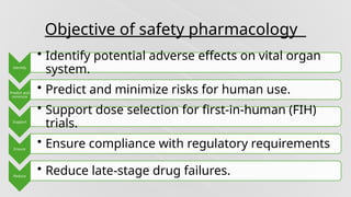 SAFETY PHARMACOLGY STUDIES in drug discovery | PPTX