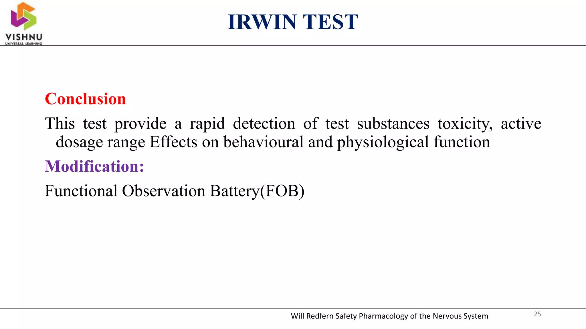 Safety pharmacology | PPTX