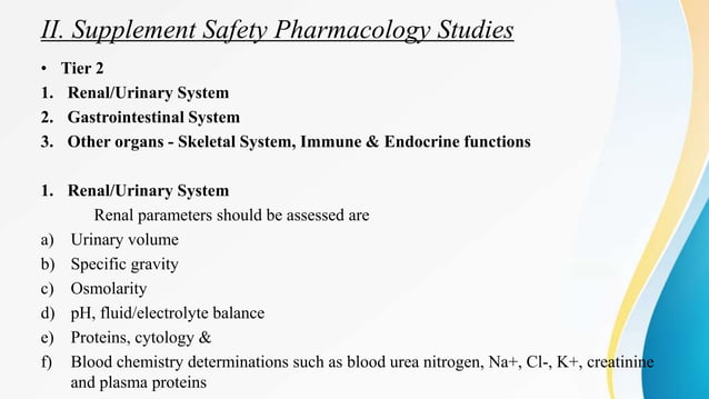 Safety Pharmacology | General Consideration | Safety Pharmacology ...