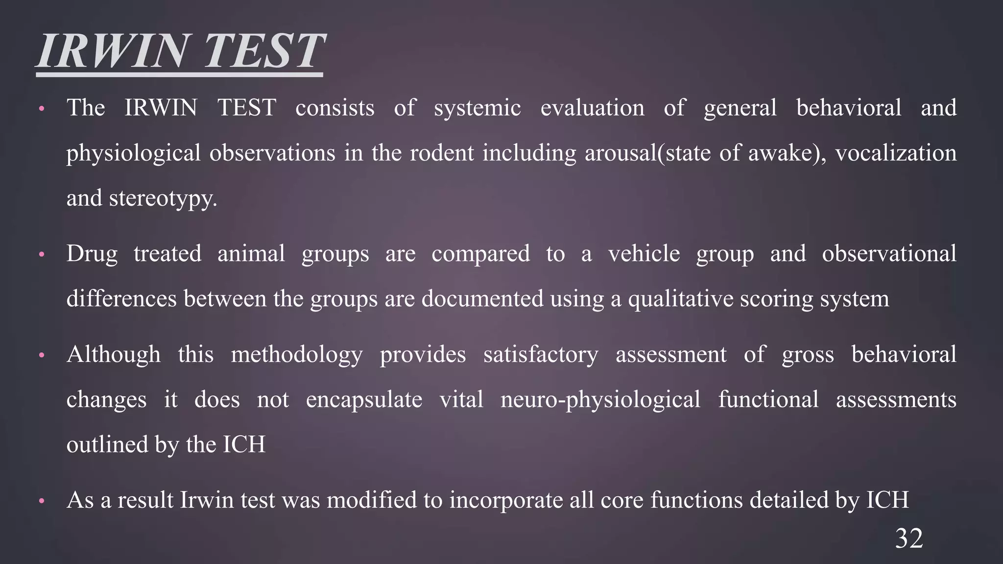 Safety pharmacology studies | PPTX