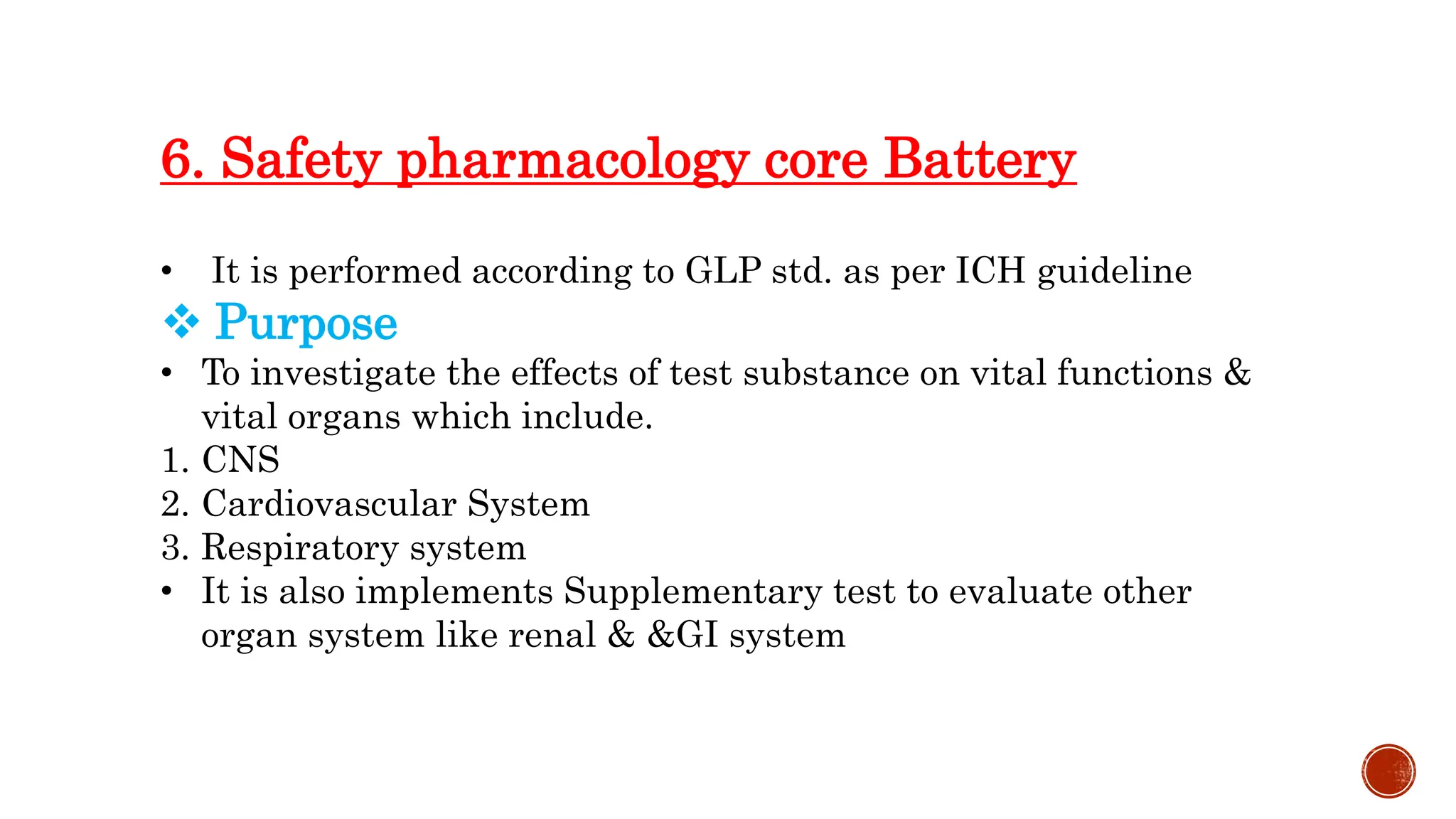 Safety pharmacology studies in drug development | PPTX