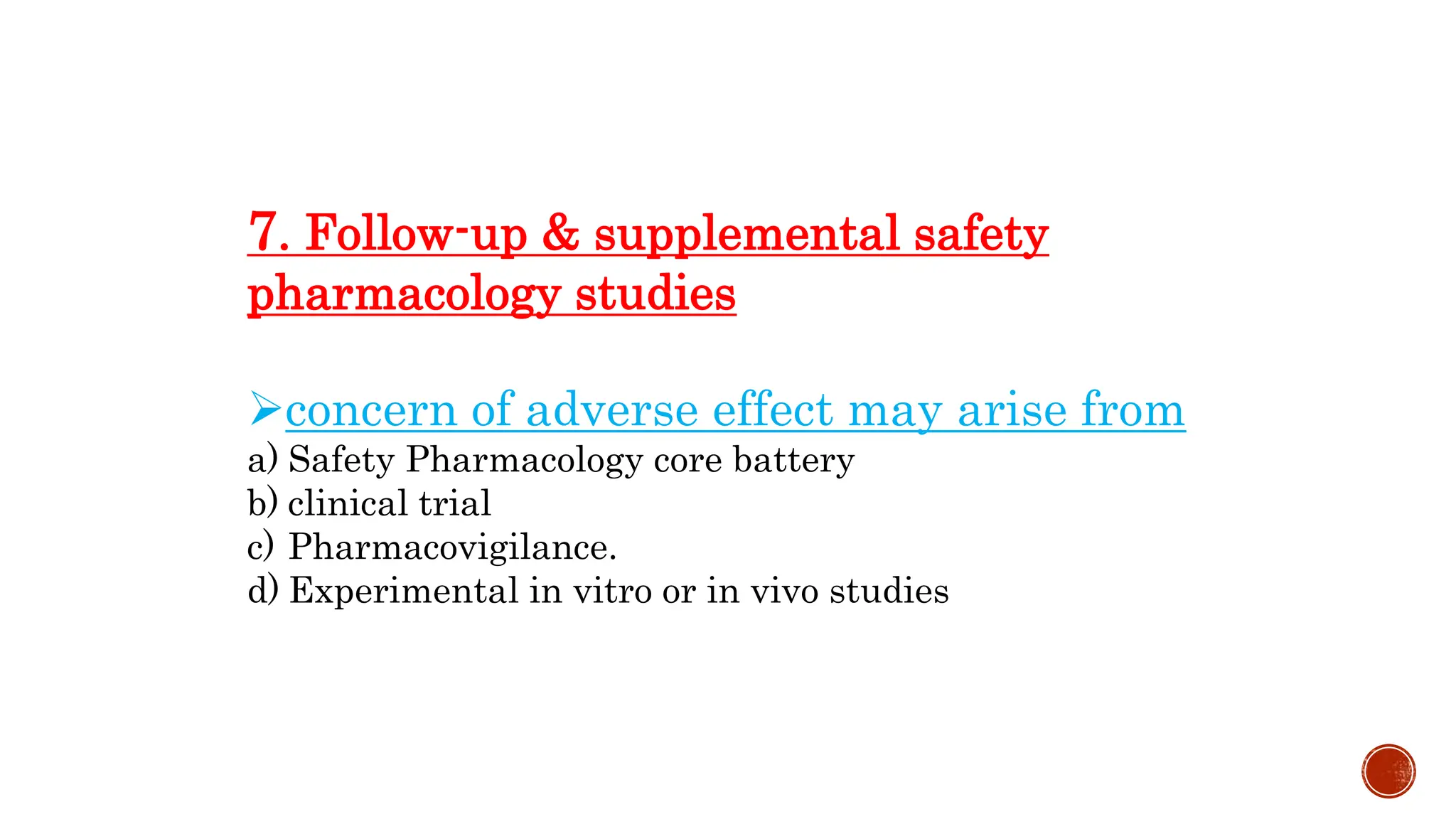 Safety pharmacology studies in drug development | PPTX