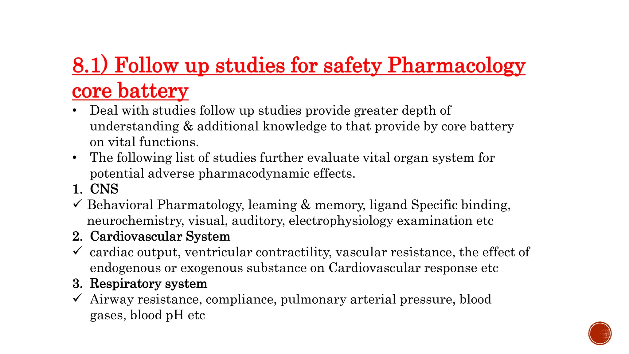 Safety pharmacology studies in drug development | PPTX