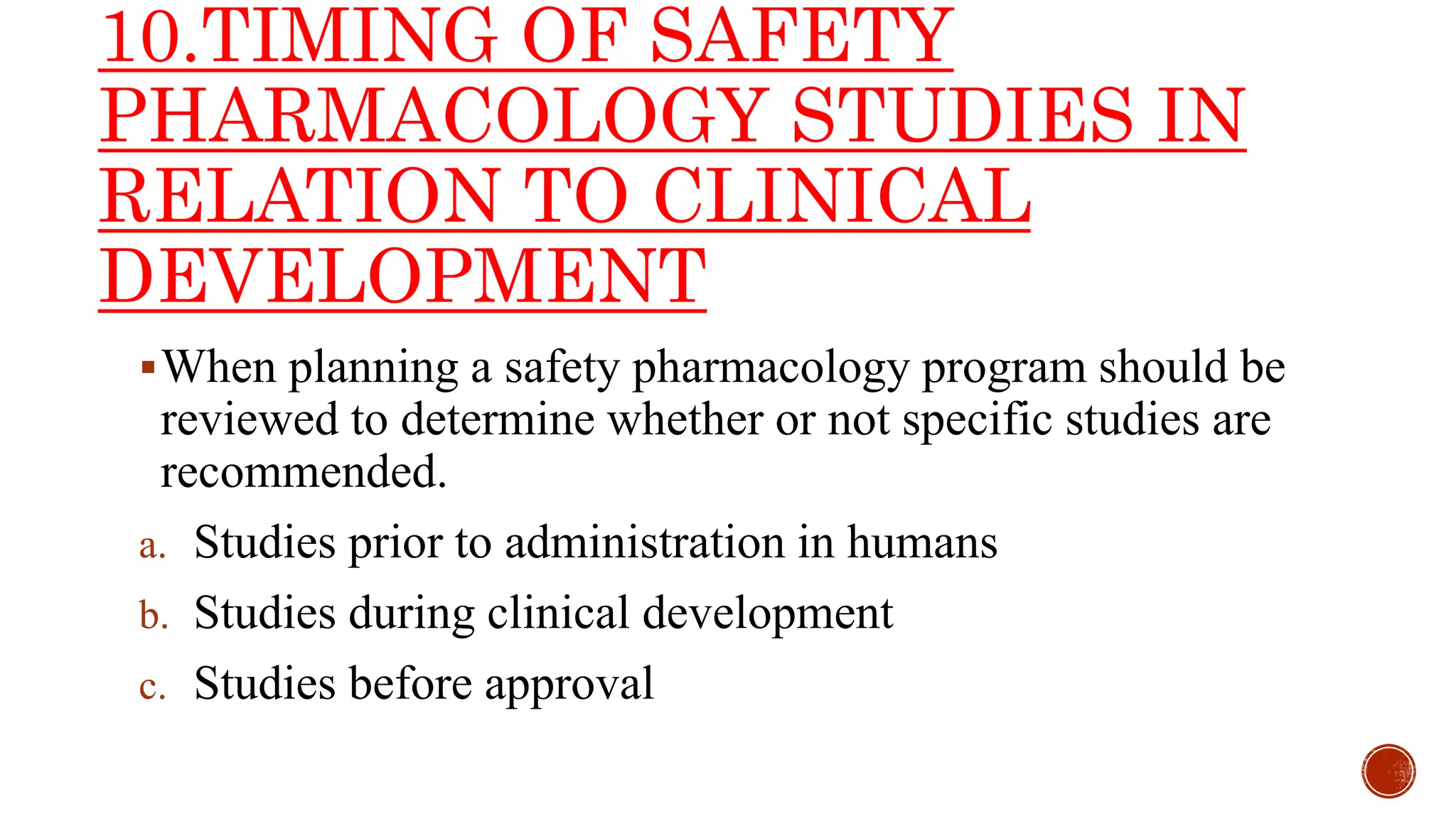 Safety pharmacology studies in drug development | PPTX