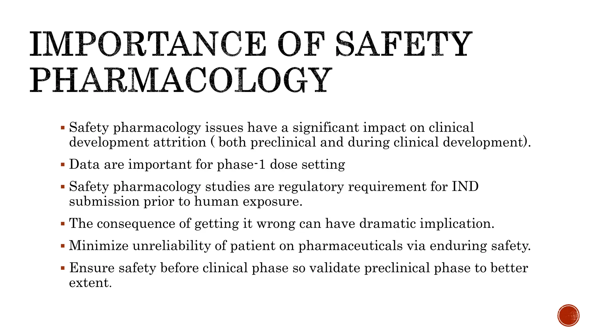 Safety pharmacology studies in drug development | PPTX