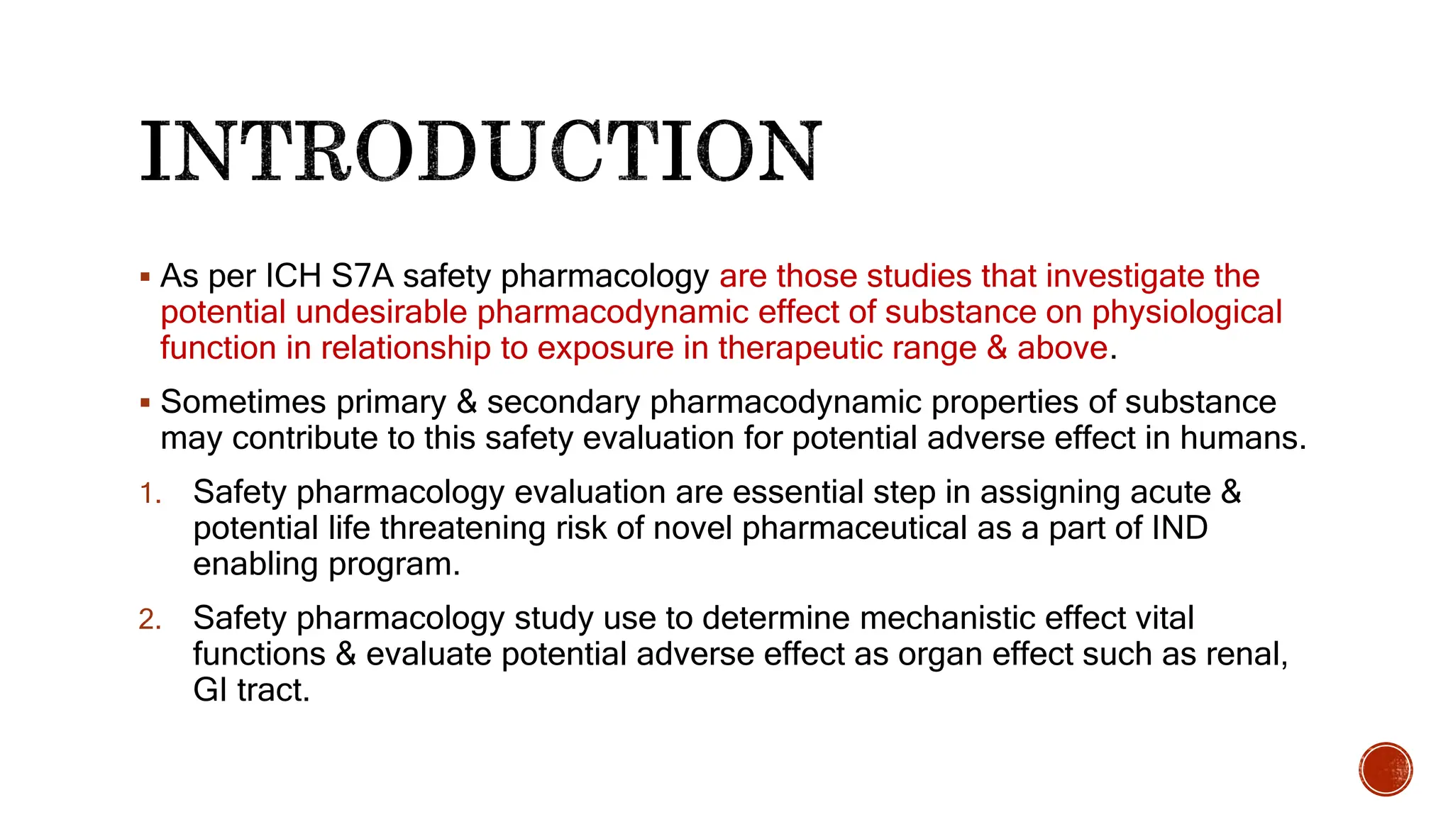 Safety pharmacology studies in drug development | PPTX