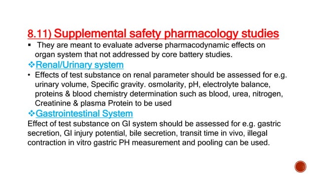 Safety pharmacology studies in drug development | PPTX | Chemistry ...